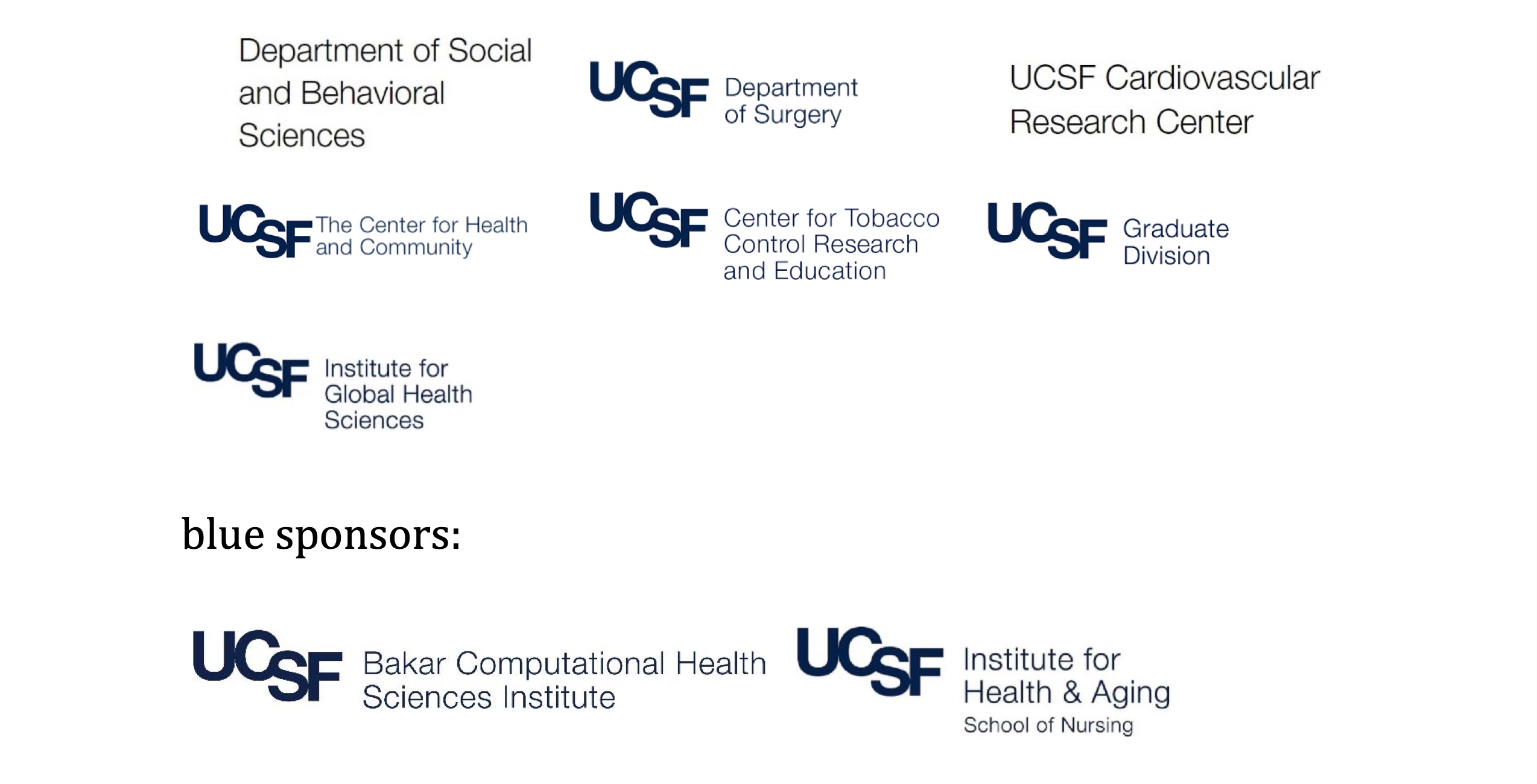 2024 UCSF Health Services Research Symposium | UCSF Philip R. Lee ...
